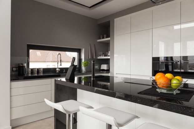 10 Super Ideja Za Moderne Crno Bijele Kuhinje